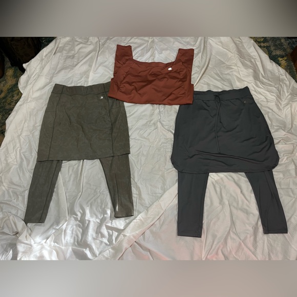 Snoga Athletics | Pants & Jumpsuits | Snoga Athletics Bundle Of 3 Skirt ...